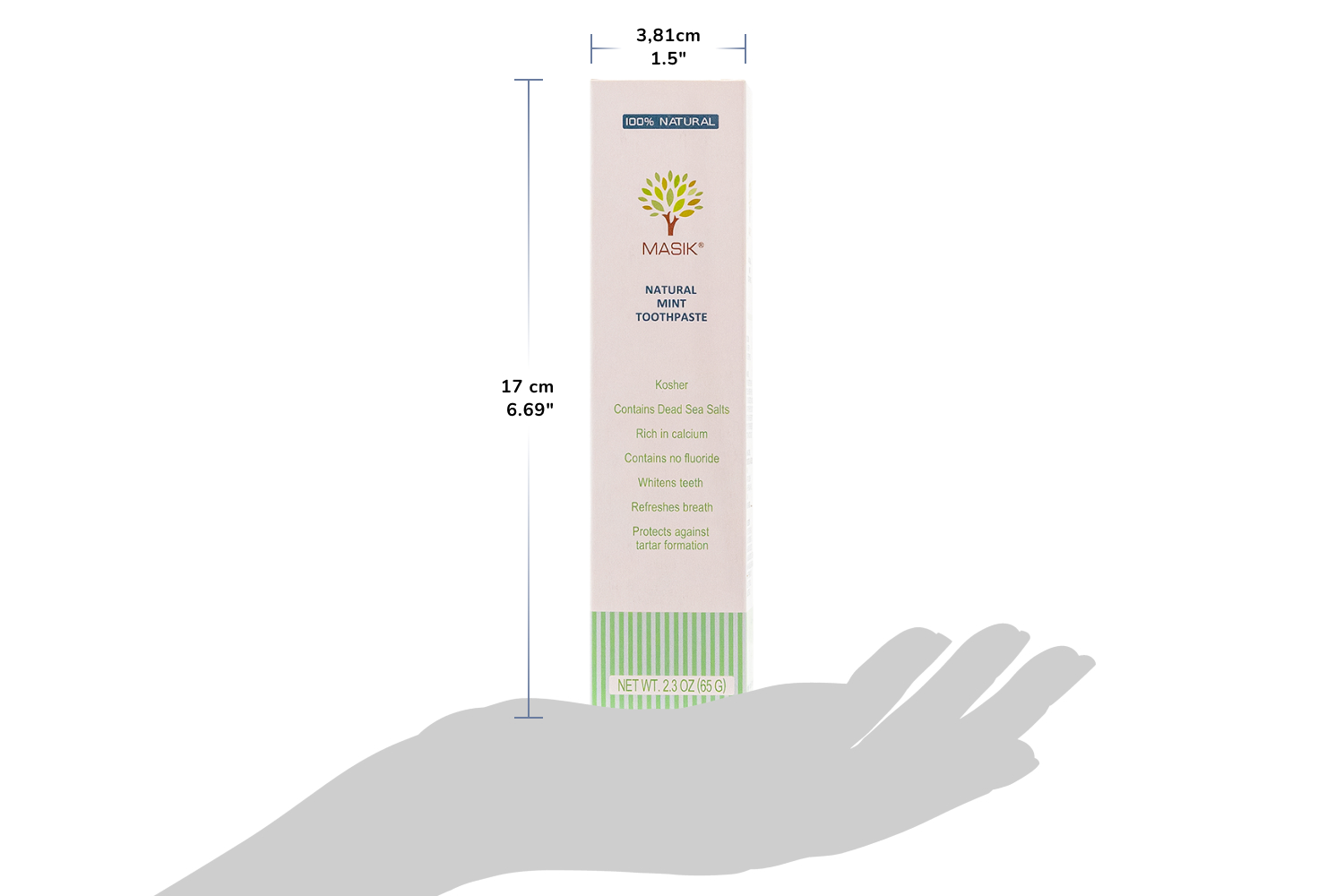Natural Mint Toothpaste - Israel Cart