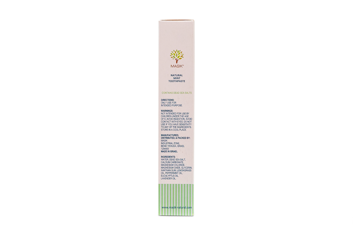 Natural Mint Toothpaste - Israel Cart