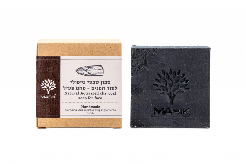 Masik Activated Charcoal Soap - Israel Cart