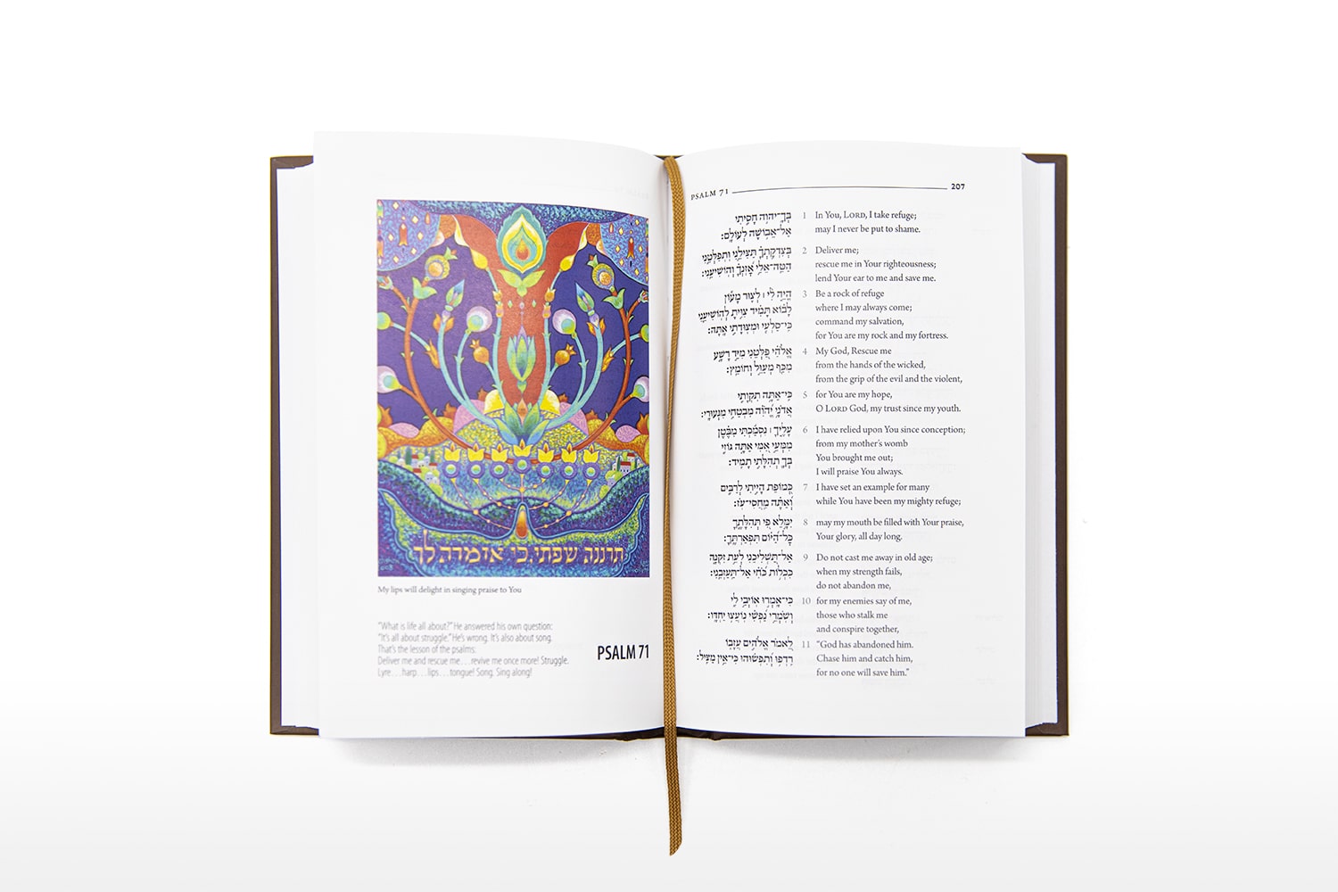 The Book of Psalms with Illustrations by Baruch Nachshon - Israel Cart