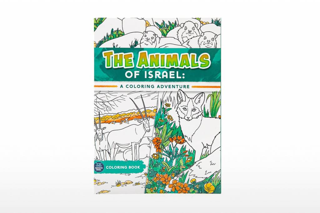 The Animal of Israel Coloring book for kids - Israel Cart