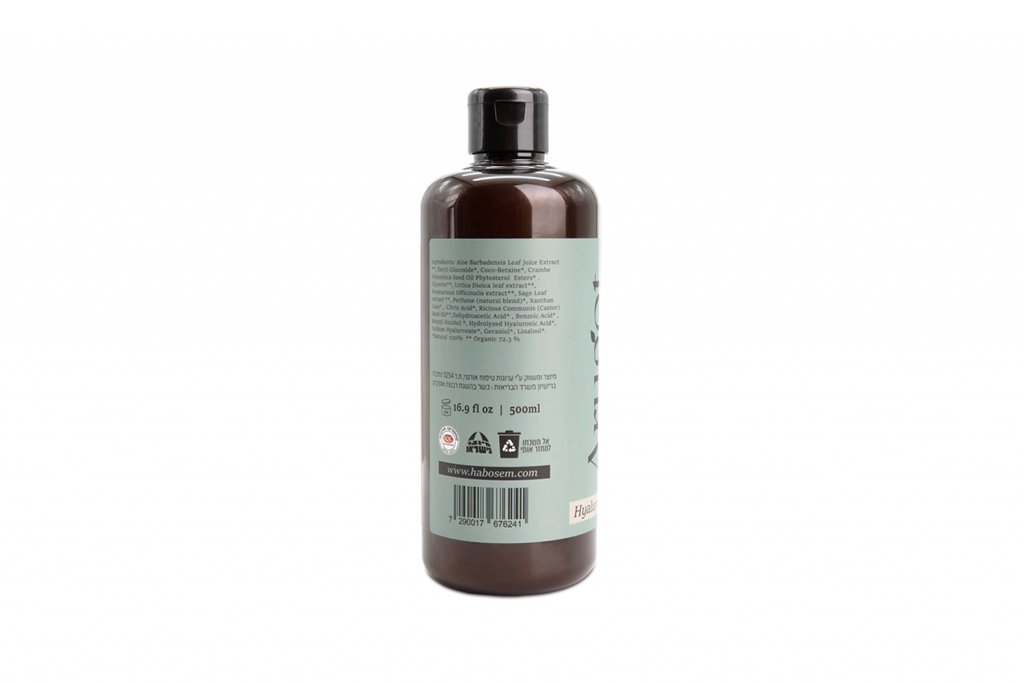Hyaluronic Organic Shampoo 500 ml - Israel Cart