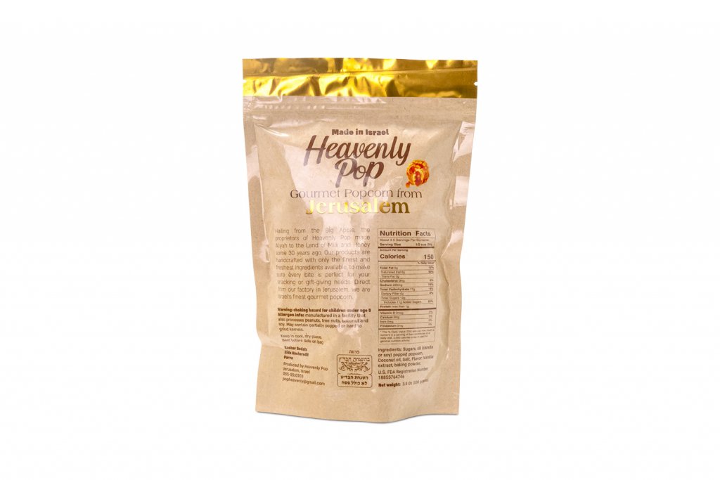 Heavenly Pop Caramel Israeli Popcorn | Israel Cart