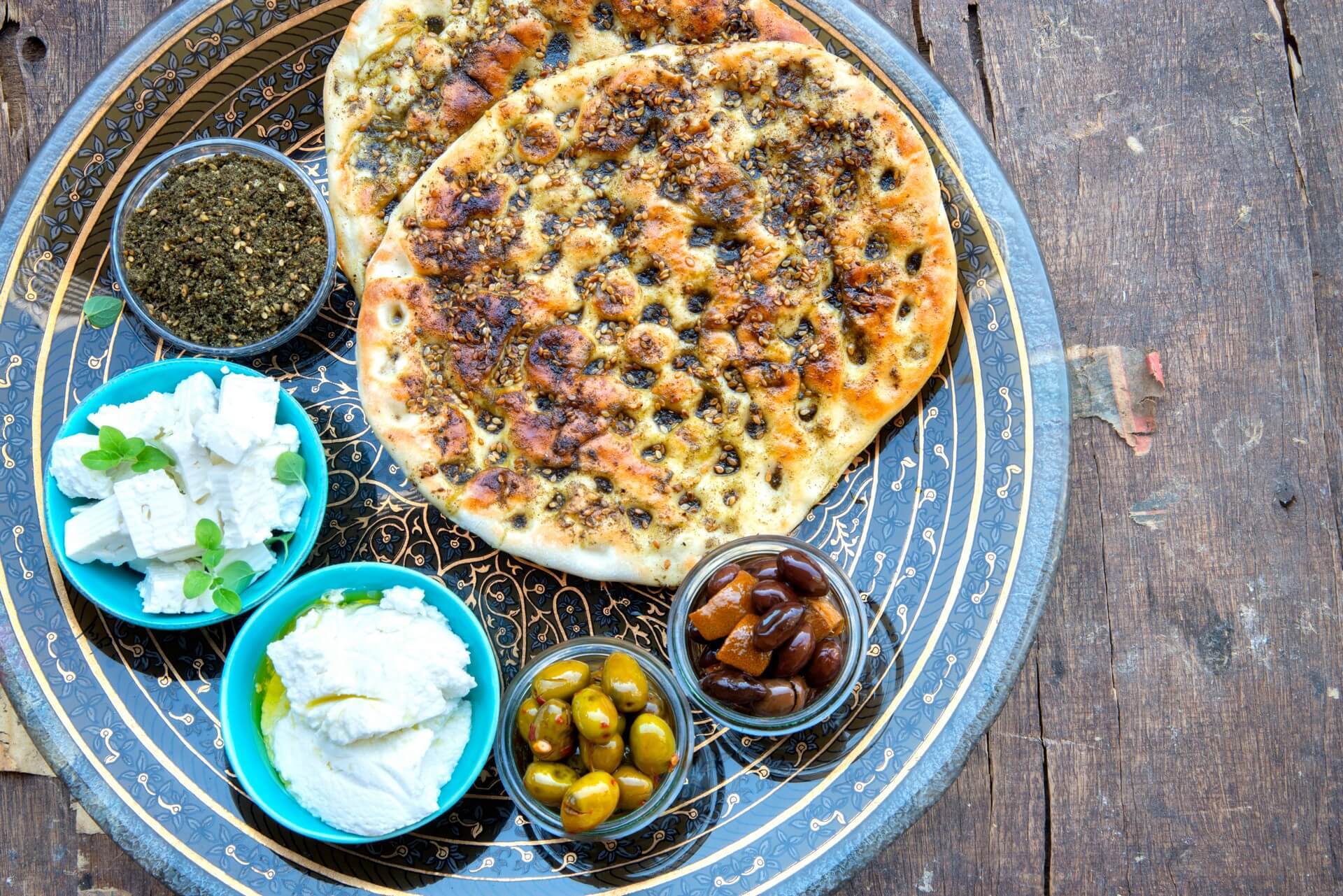 Za’atar and Olive Focaccia - Israel Cart