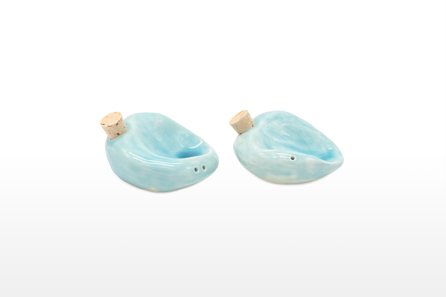 Handmade Ceramic Salt And Pepper Shakers
