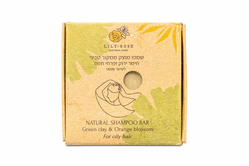 Green Clay Natural Solid Shampoo - Israel Cart