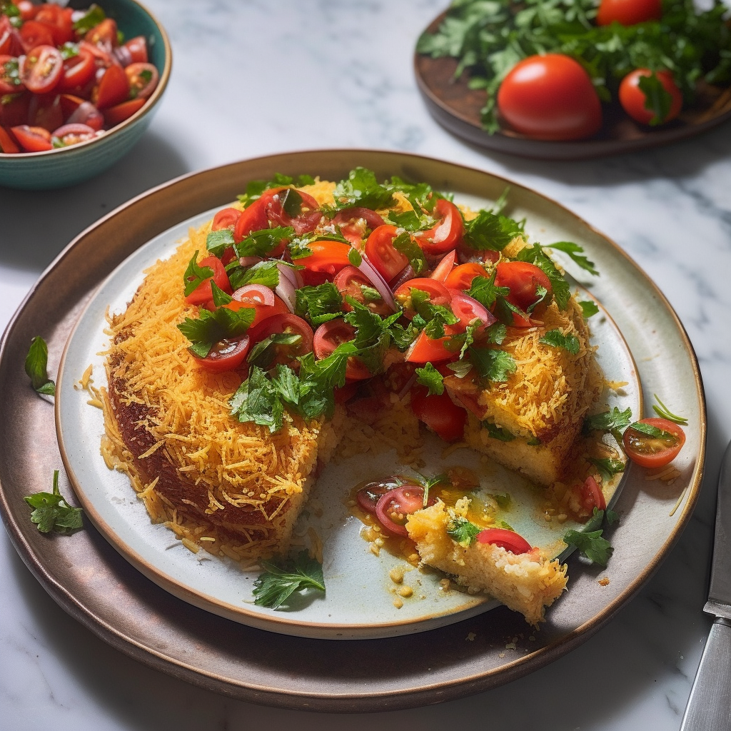 Salty Knafeh with Mozzarella and Bulgarian Cheese - Israel Cart