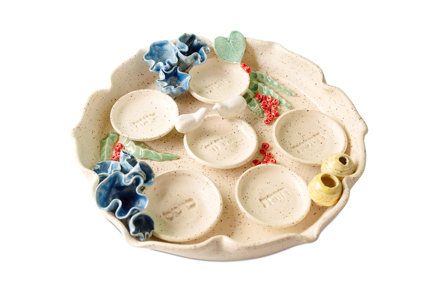 Handmade Seder Plate - Israel Cart